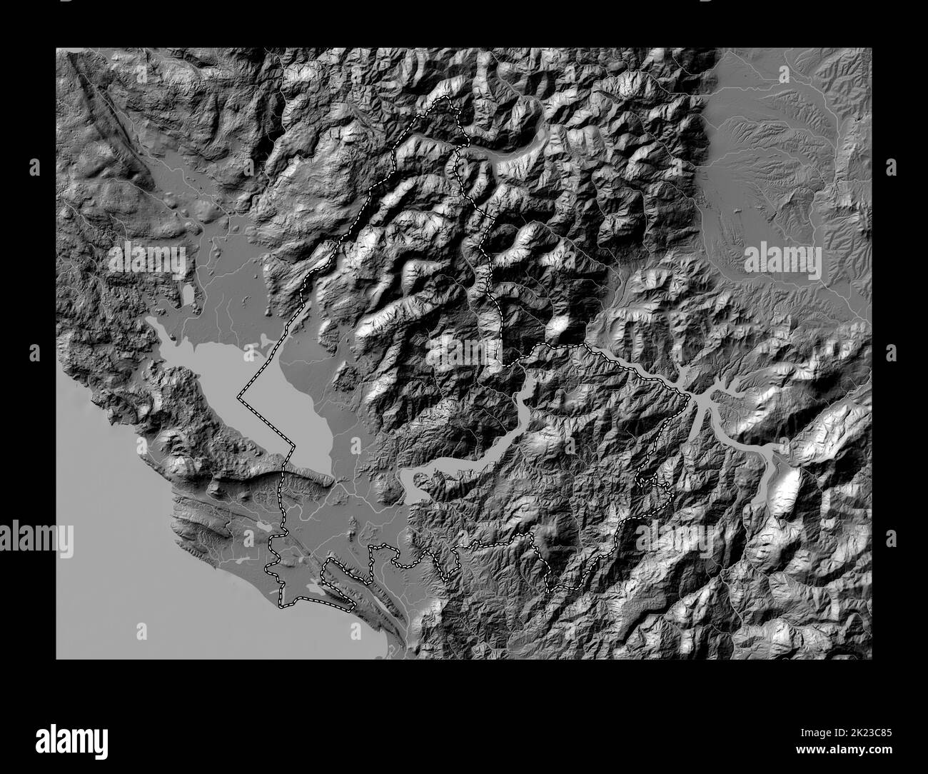 Shkoder map Stock Vector Images - Alamy