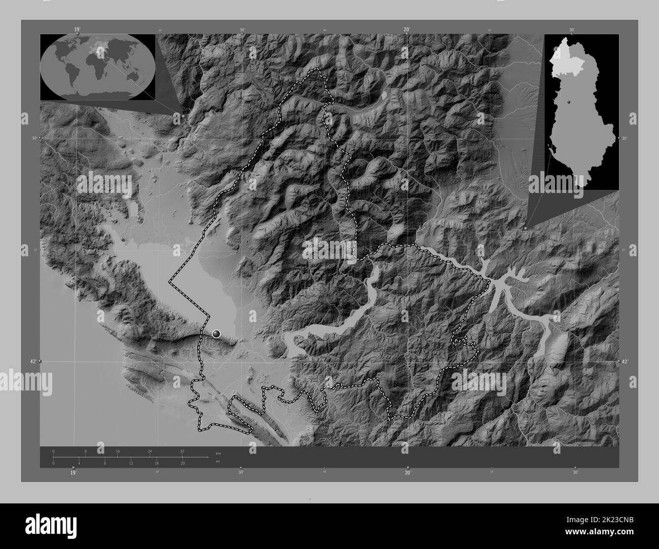 Shkoder map Stock Vector Images - Alamy