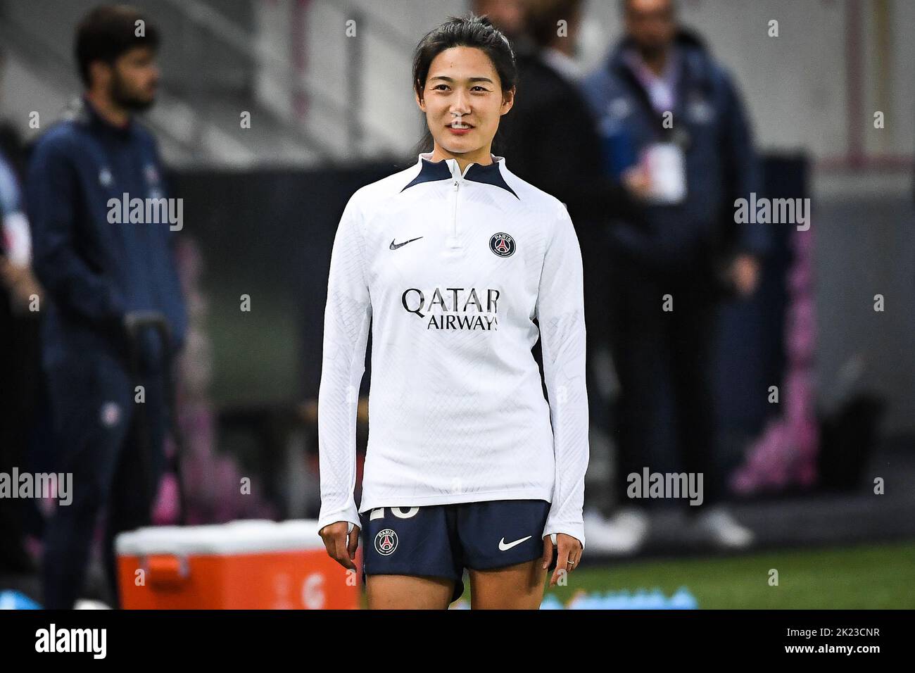 Paris, France, France. 21st Sep, 2022. Yang LINA of PSG during the UEFA ...