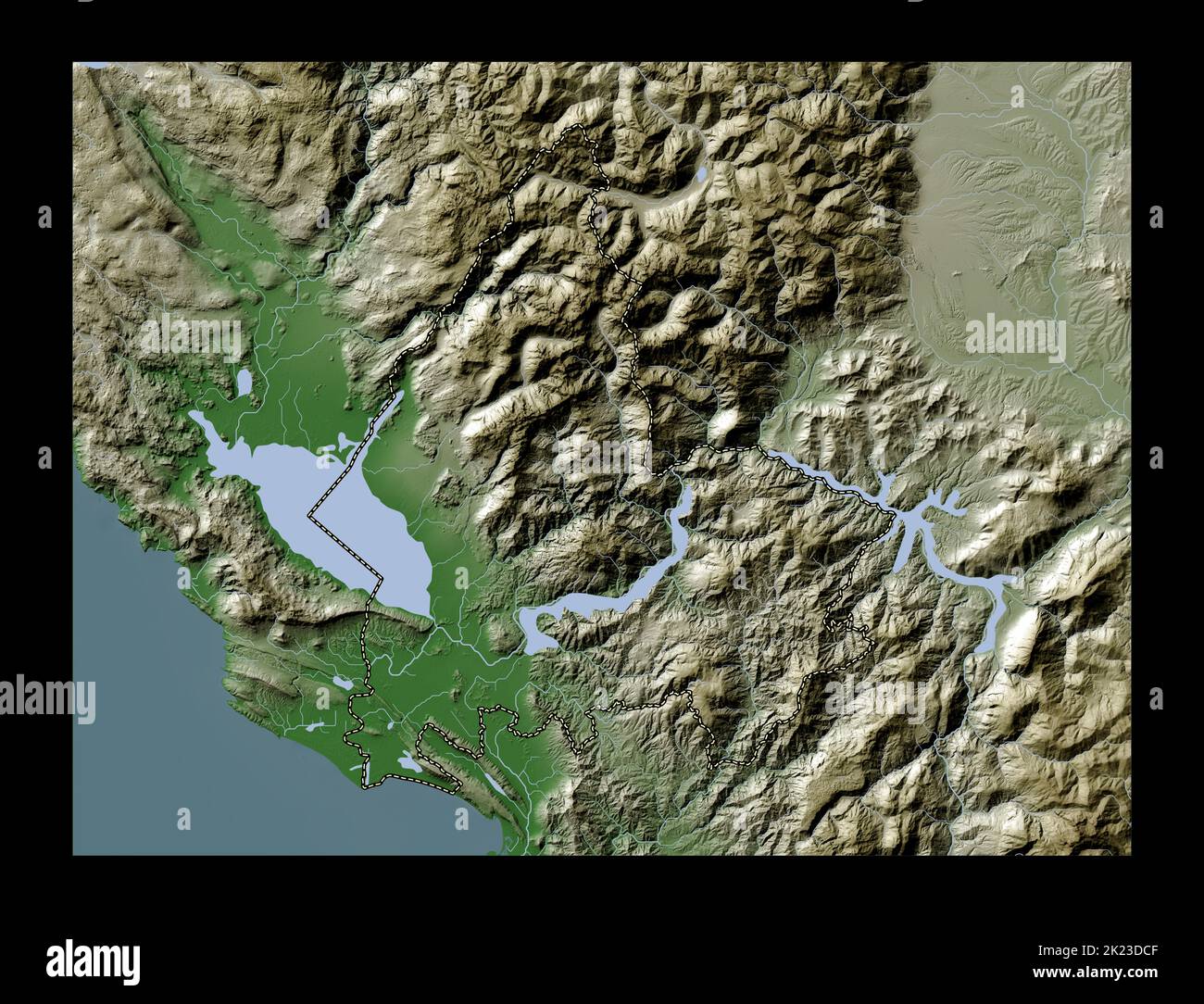 Shkoder map hi-res stock photography and images - Alamy