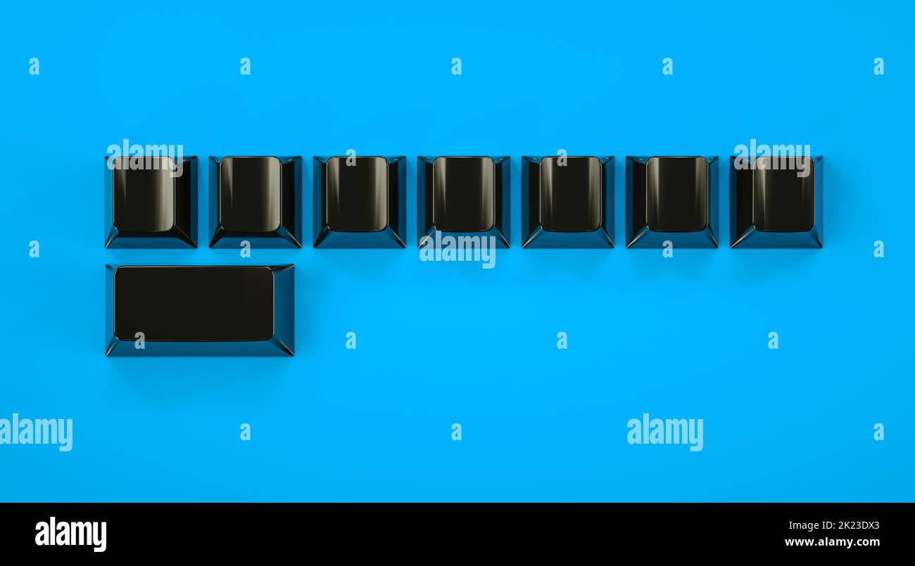 Mobile phone keypad vector mockup smartphone keyboard hi-res stock ...