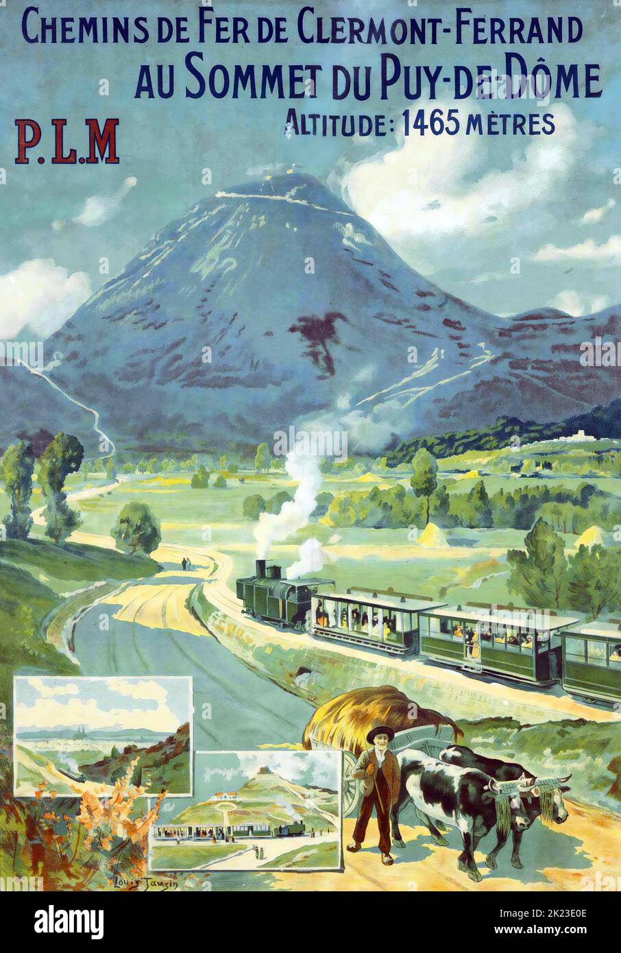 Chemins de Fer de Clermont-Ferrand Au Sommet du Puy-de-Dome - PLM ...
