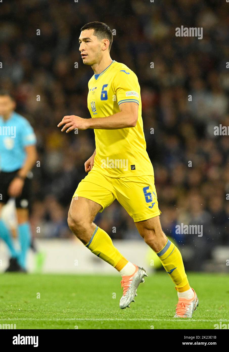 Glasgow, Scotland, 21st September 2022. Taras Stepanenko of Ukraine ...