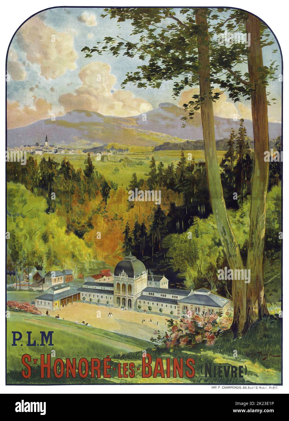 Vintage travel poster Cut Out Stock Images & Pictures - Alamy