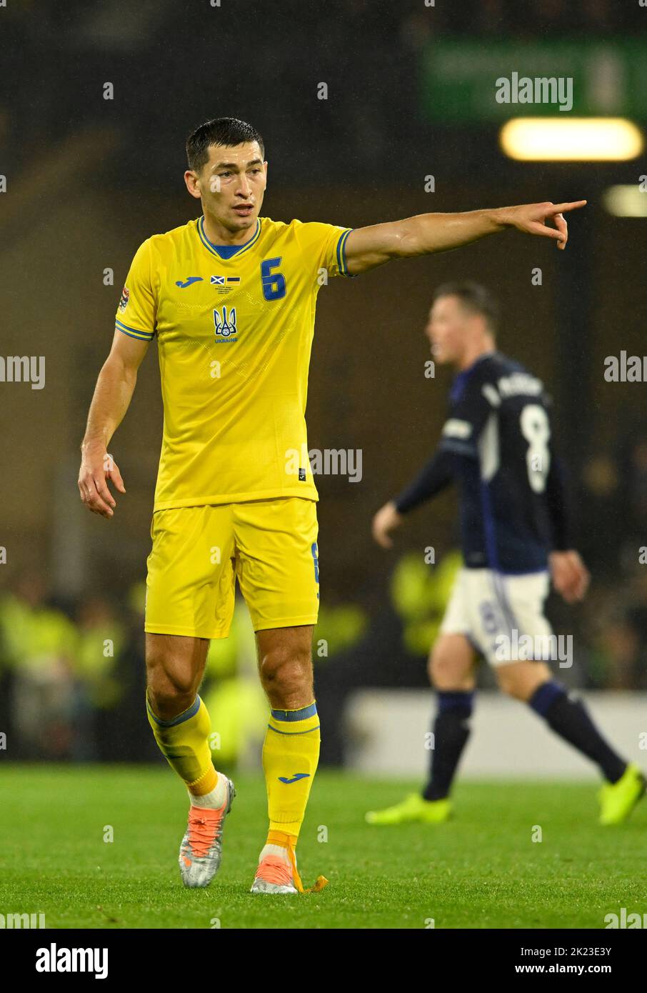 Glasgow, Scotland, 21st September 2022. Taras Stepanenko of Ukraine ...