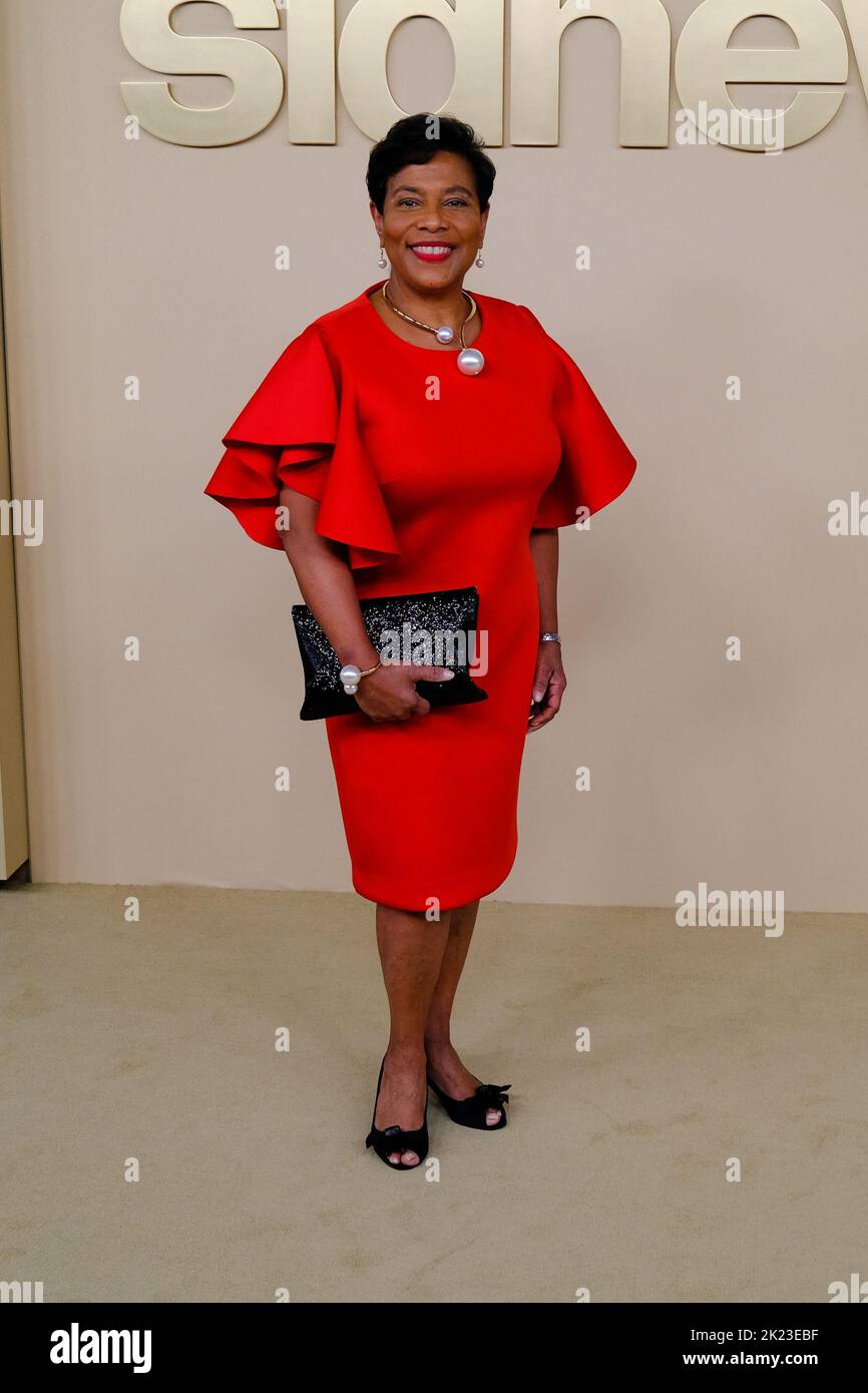 Los Angeles, CA, September 21, 2022. Elsie Cook-Holmes arrives at the ...