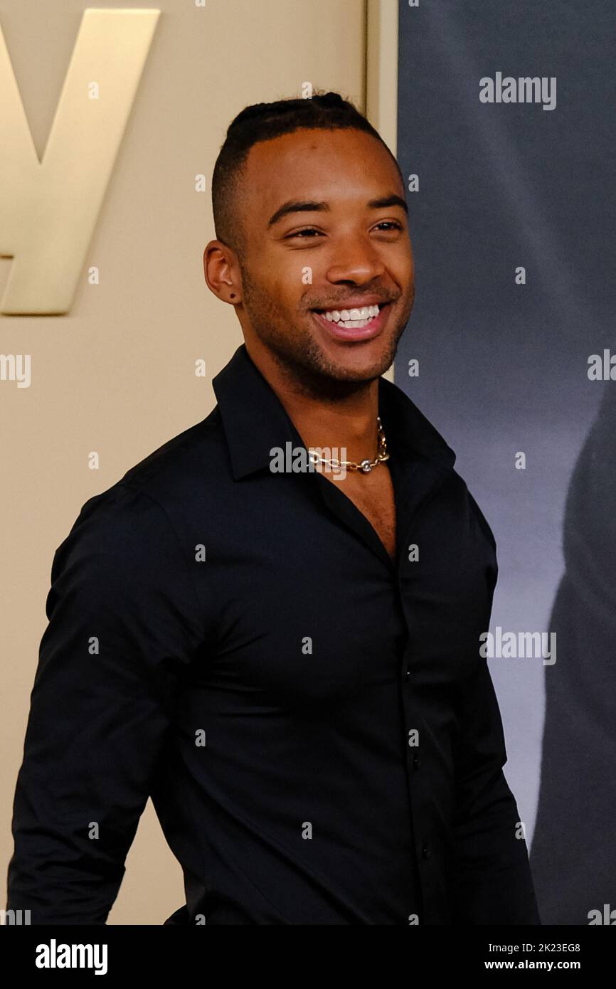 Los Angeles, CA, September 21, 2022. Algee Smith arrives at the ...