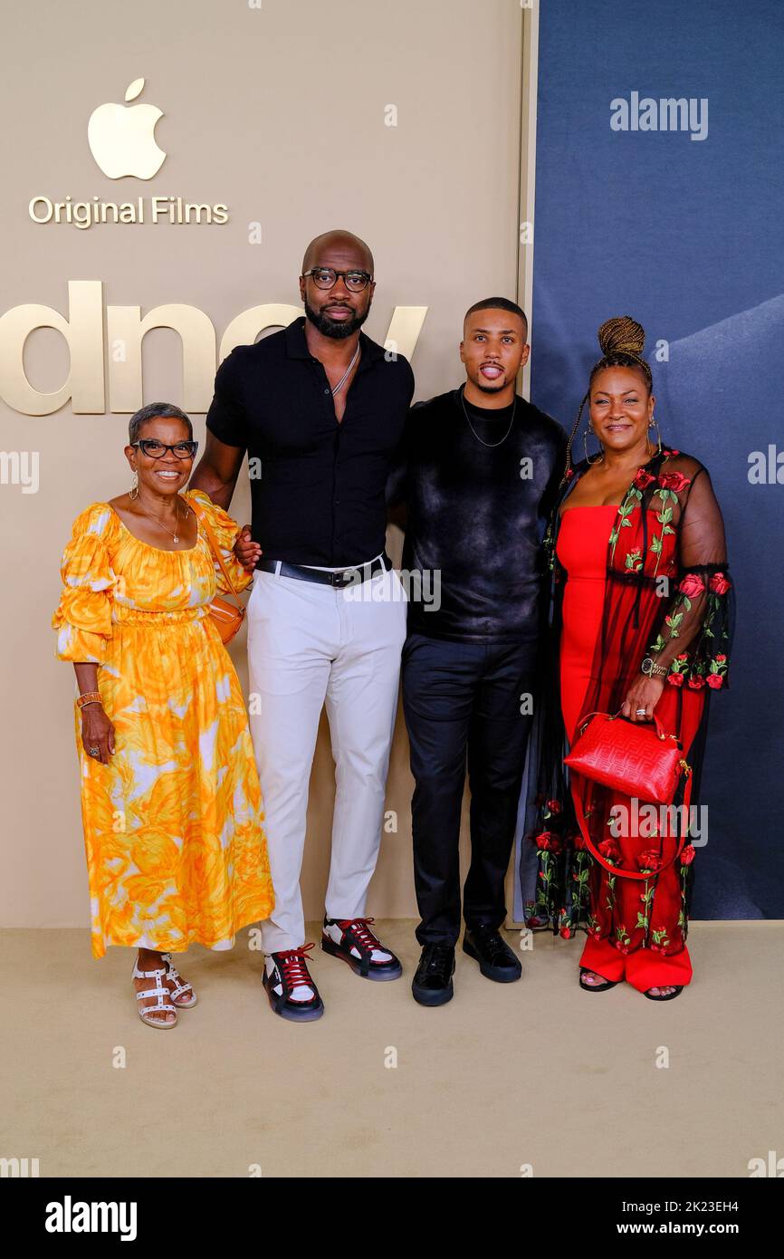 Los Angeles, USA. 21st Sep, 2022. Linda Mathis, Greg Mathis Jr ...