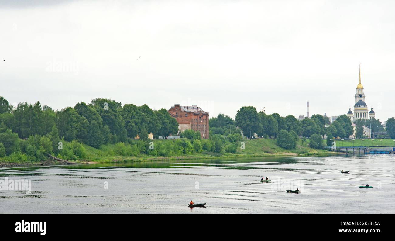 Navigable river transport in Saint Petersburg in the Russian Federation ...