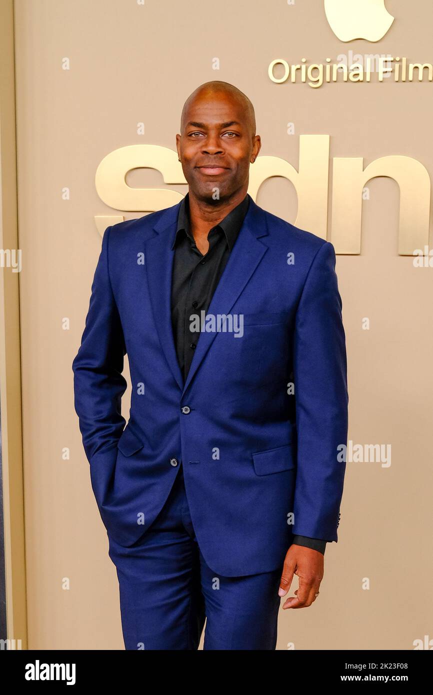 Los Angeles, CA, September 21, 2022. Damion Poitier arrives at the ...