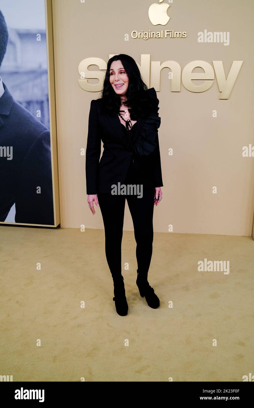Los Angeles, CA, September 21, 2022. Cher arrives at the premiere of ...