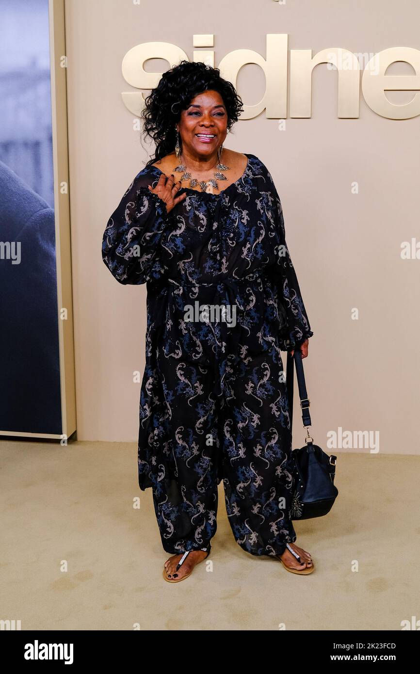 Los Angeles, CA, September 21, 2022. Loretta Devine arrives at the premiere of "Sidney", held at ...