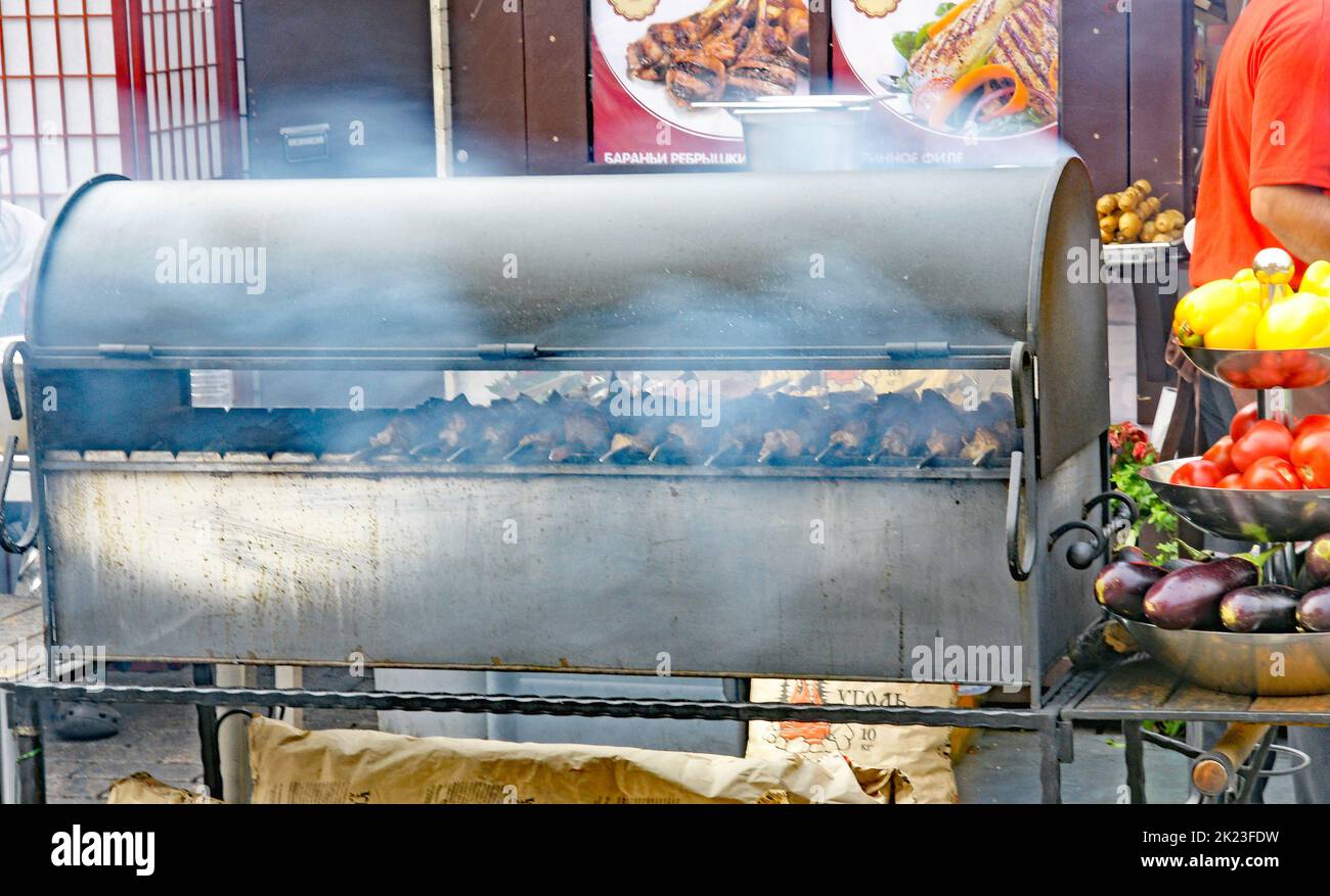 street food in Moscow, Russian Federation Stock Photo - Alamy