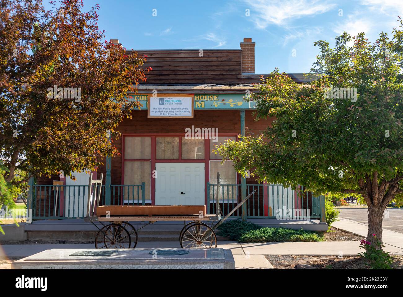 Evanston, Wyoming - The Chinese Joss House Museum. The building is a ...