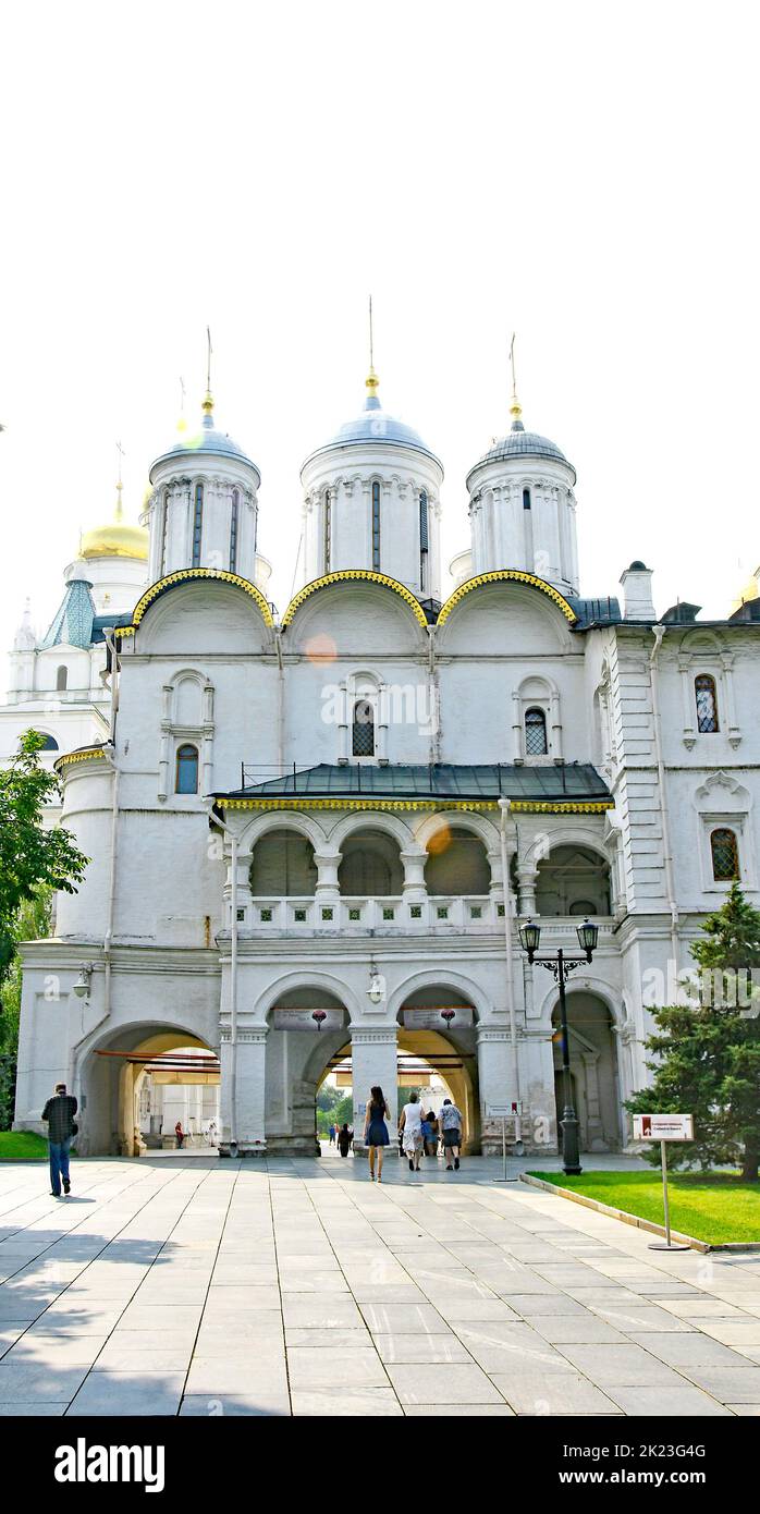 Orthodox Church inside the Kremlin compound, Russian Federation, Russia ...