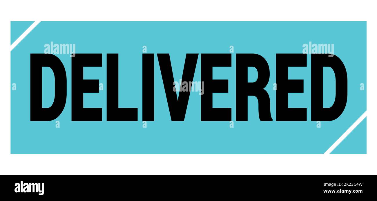 Delivered stamp sign seal hi-res stock photography and images - Alamy