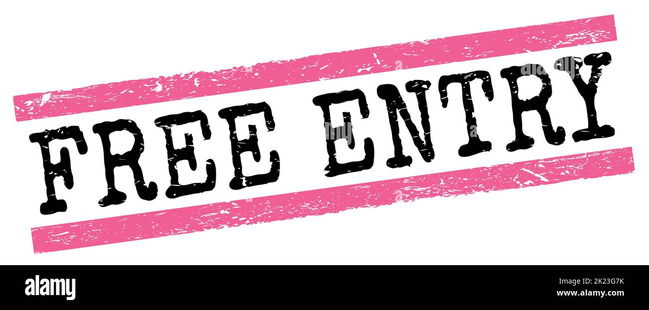 Free entry stamp sign seal Cut Out Stock Images & Pictures - Alamy