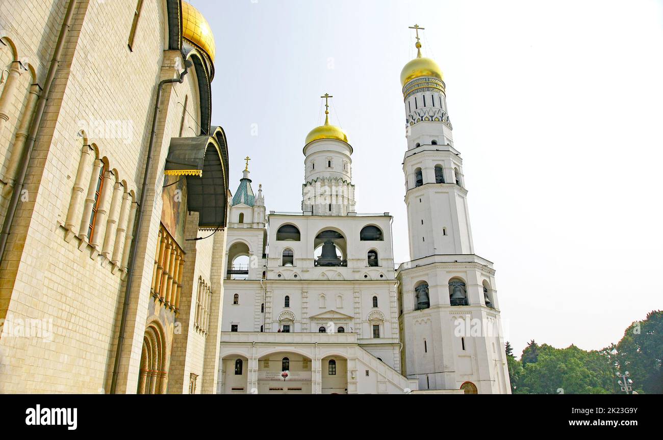 Orthodox Church inside the Kremlin compound, Russian Federation, Russia ...