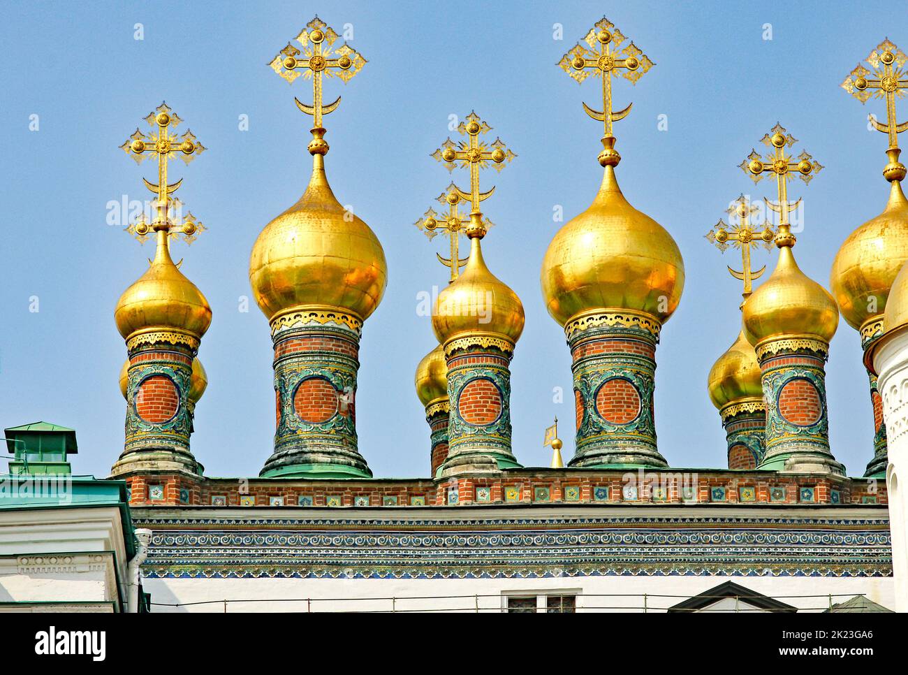 Orthodox Church inside the Kremlin compound, Russian Federation, Russia ...