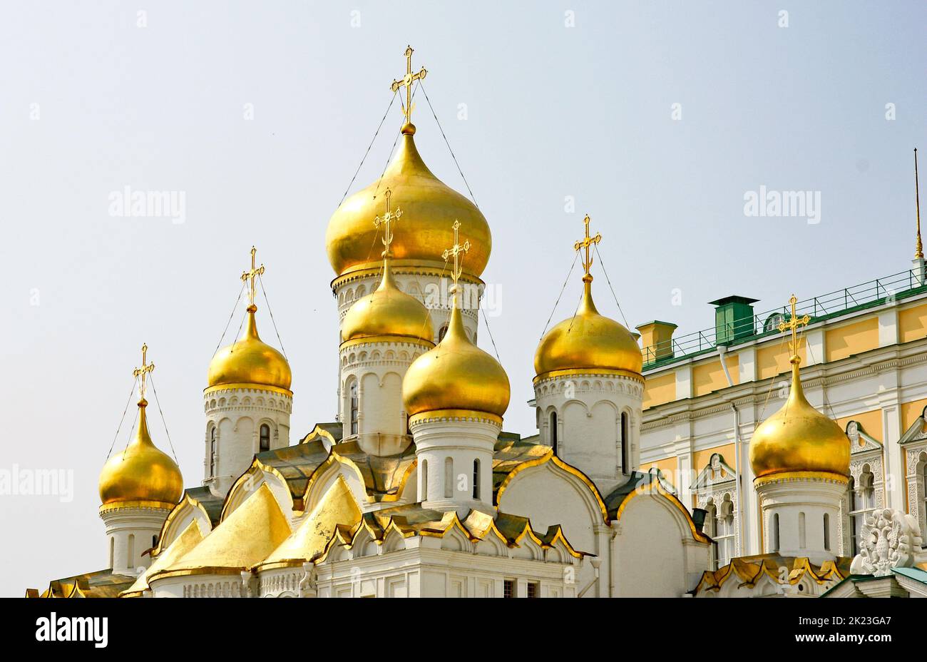 Orthodox Church inside the Kremlin compound, Russian Federation, Russia ...