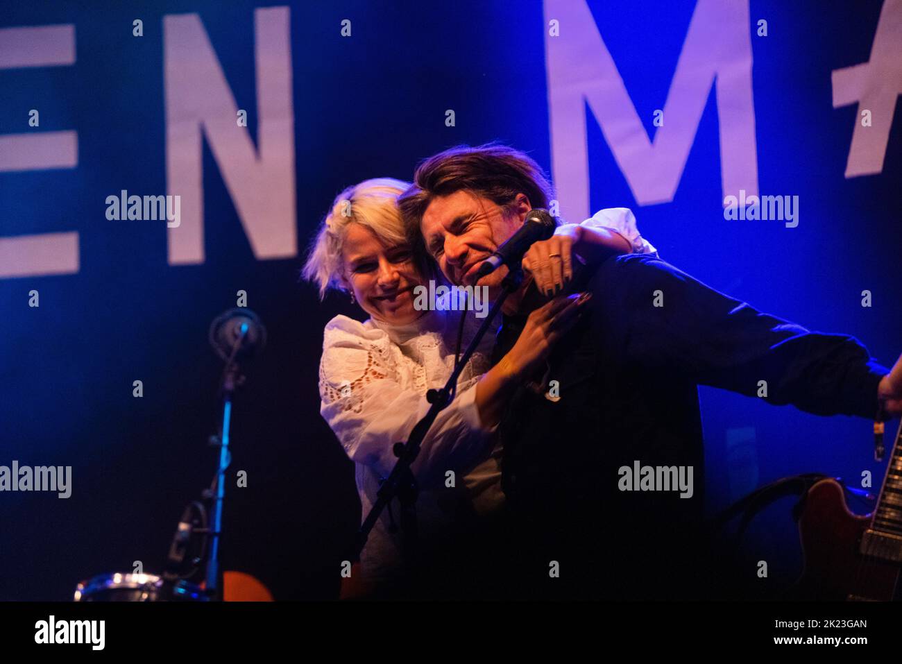 Jessie Buckley and Bernard Butler play the Walled Garden Stage at Green ...