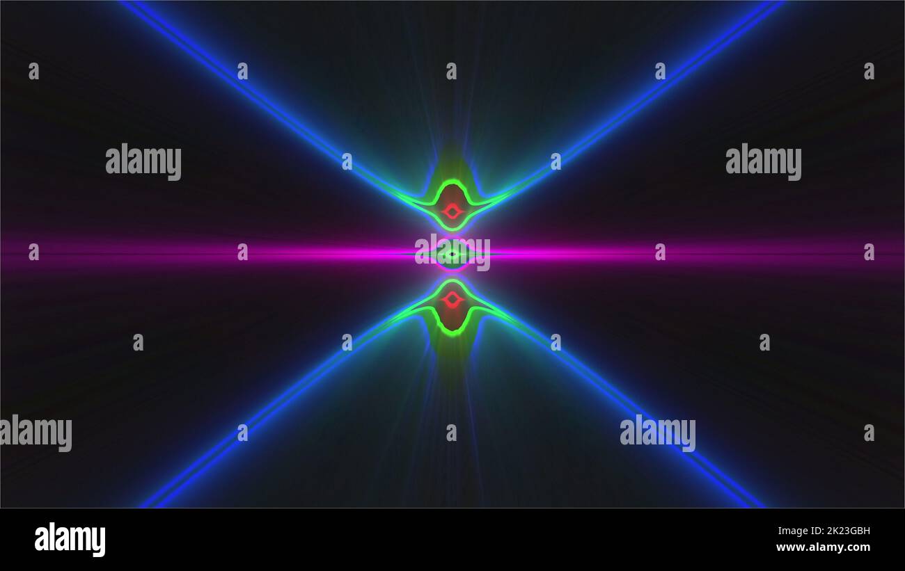 Abstract glow lines. Computer generated 3d render Stock Photo - Alamy