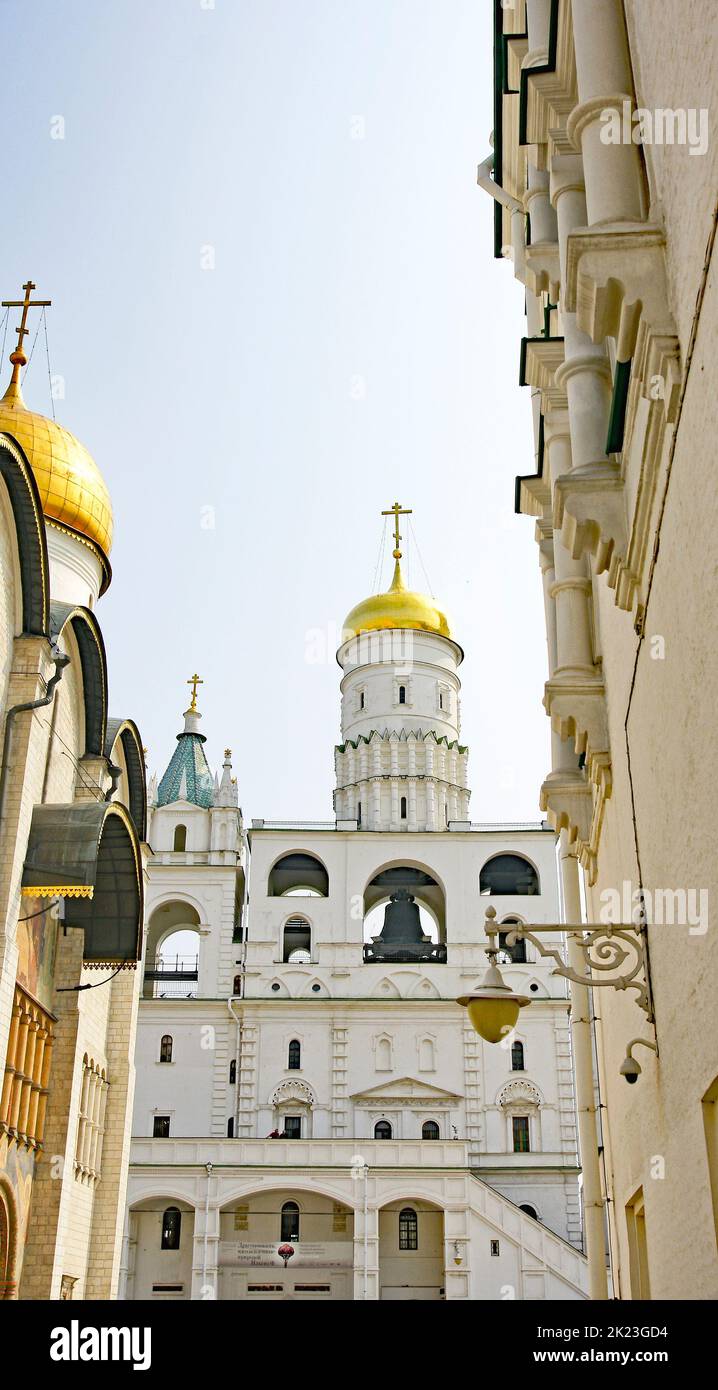 Orthodox Church inside the Kremlin compound, Russian Federation, Russia ...