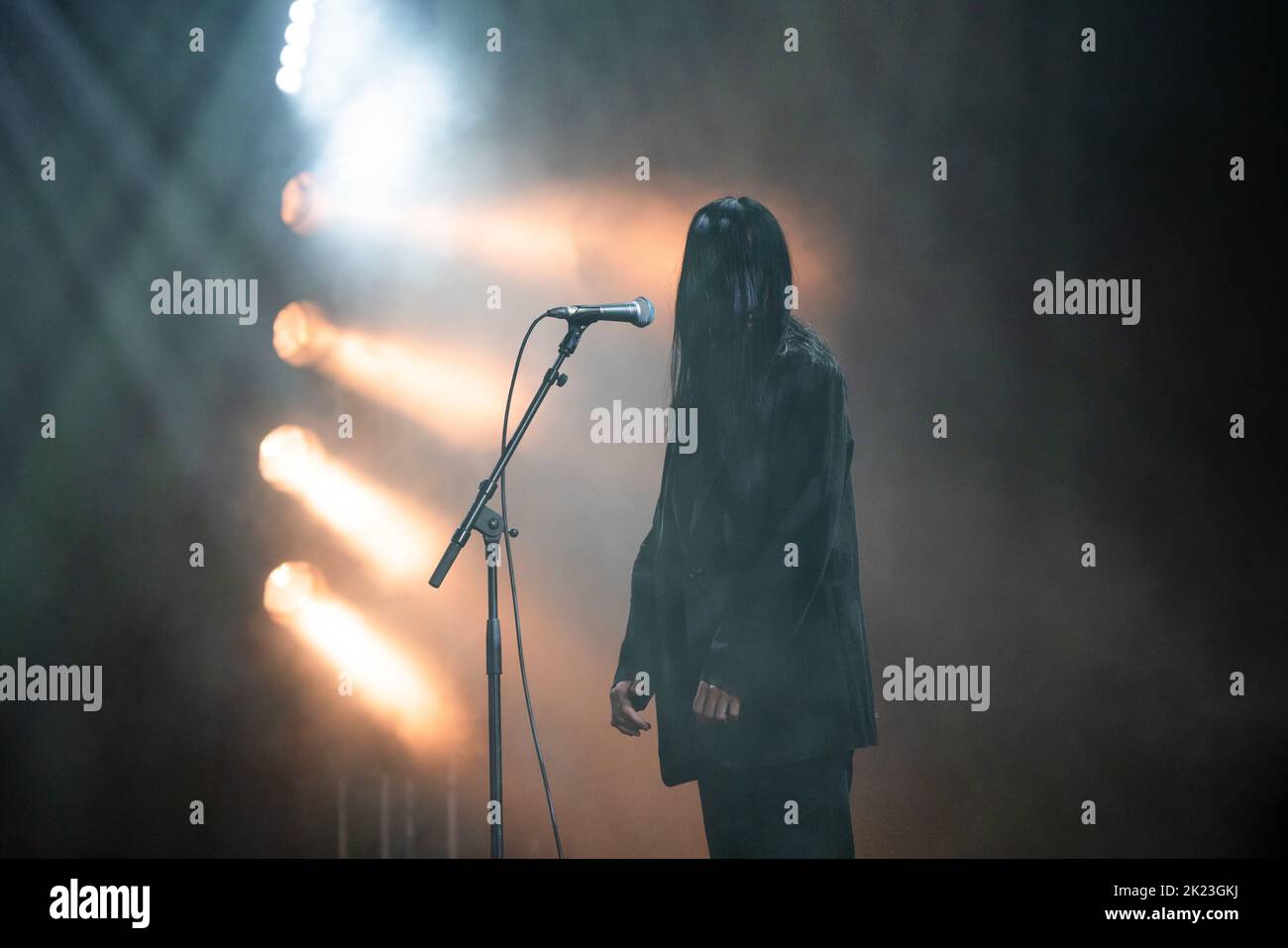 Actor and singer Keeley Forsyth on the Far Out Stage at he Green Man ...