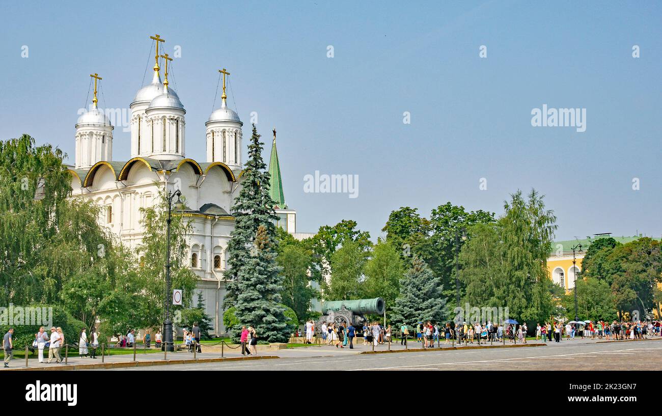 Orthodox Church inside the Kremlin compound, Russian Federation, Russia ...