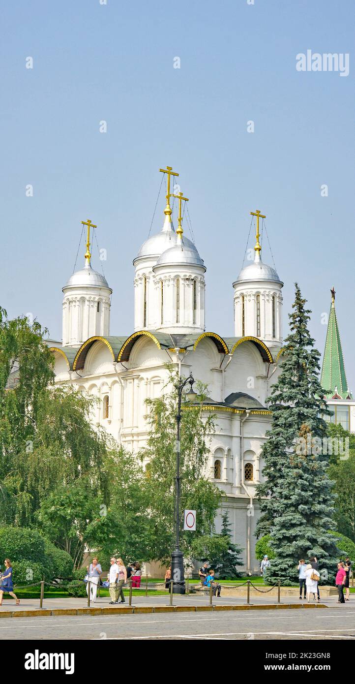 Orthodox Church inside the Kremlin compound, Russian Federation, Russia ...