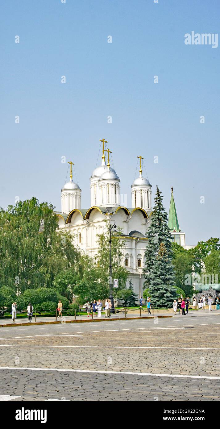 Orthodox Church inside the Kremlin compound, Russian Federation, Russia ...