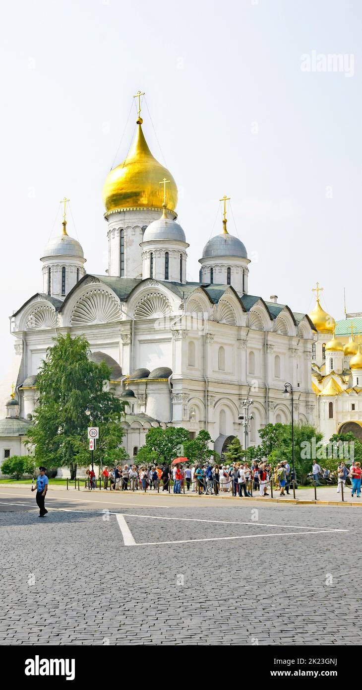Orthodox Church inside the Kremlin compound, Russian Federation, Russia ...