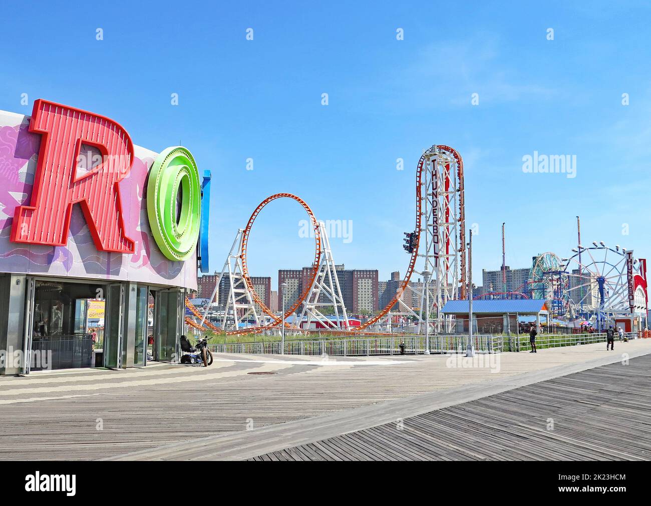 Coney Island Seaside Fair, New York, USA Stock Photo - Alamy