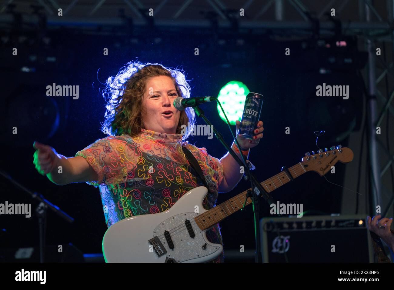 Nuala Honan plays the Chai Wallahs tent at the Green Man 2022 music ...