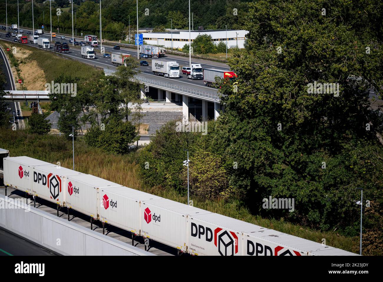 Illustration picture taken during the opening of the new hub of the ...