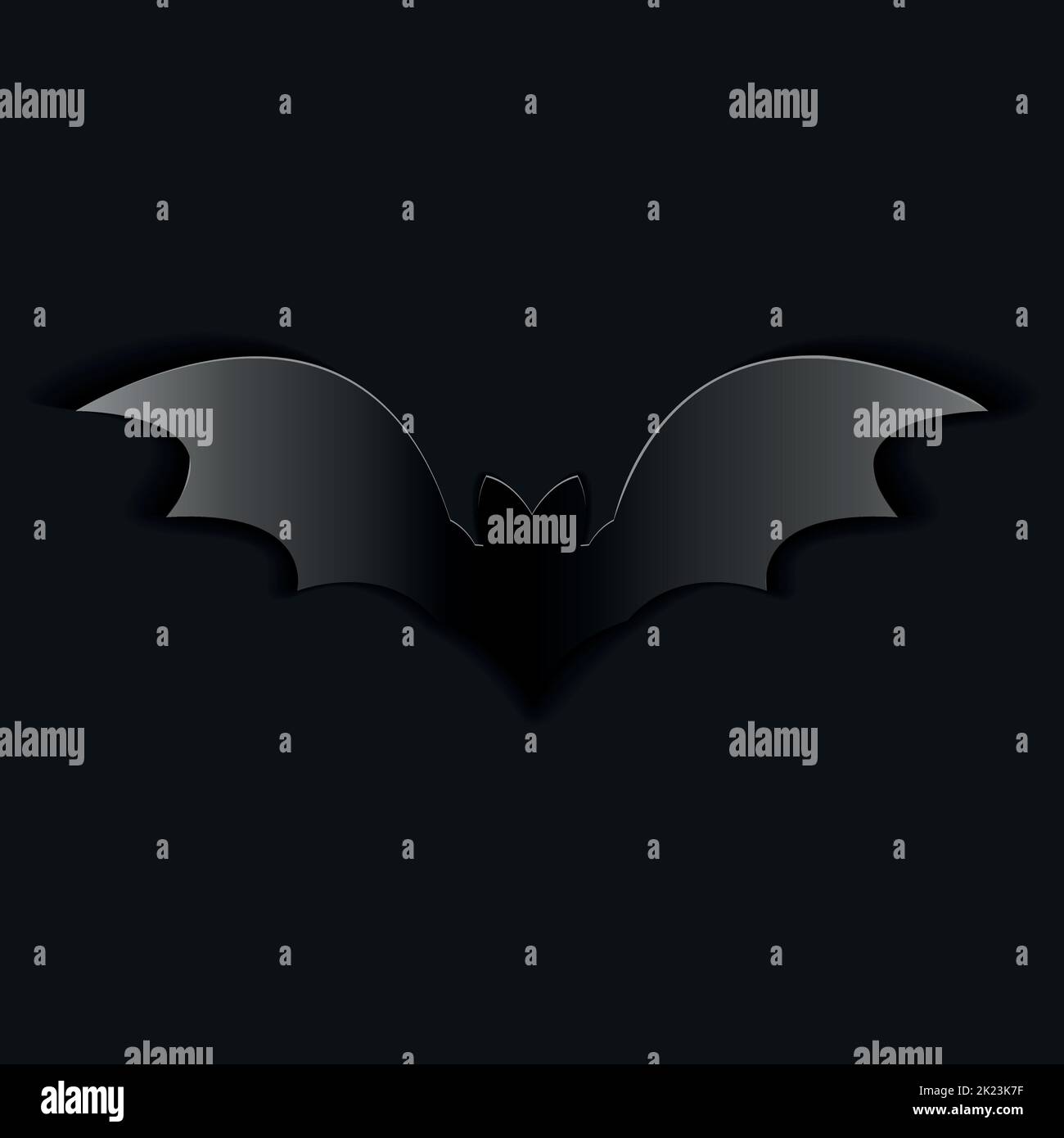 Paper cut art halloween Black and White Stock Photos & Images - Alamy