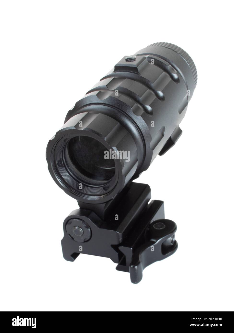 Magnifier for red dot right sights isolated on white Stock Photo - Alamy