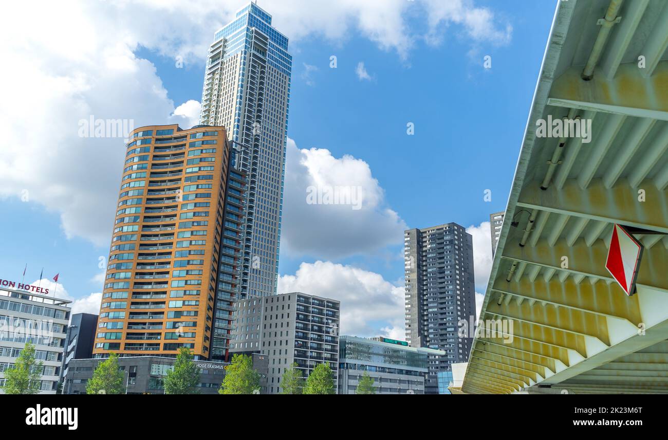 Amsterdam, Nederland - September, 2022: High rise industrial buildings ...