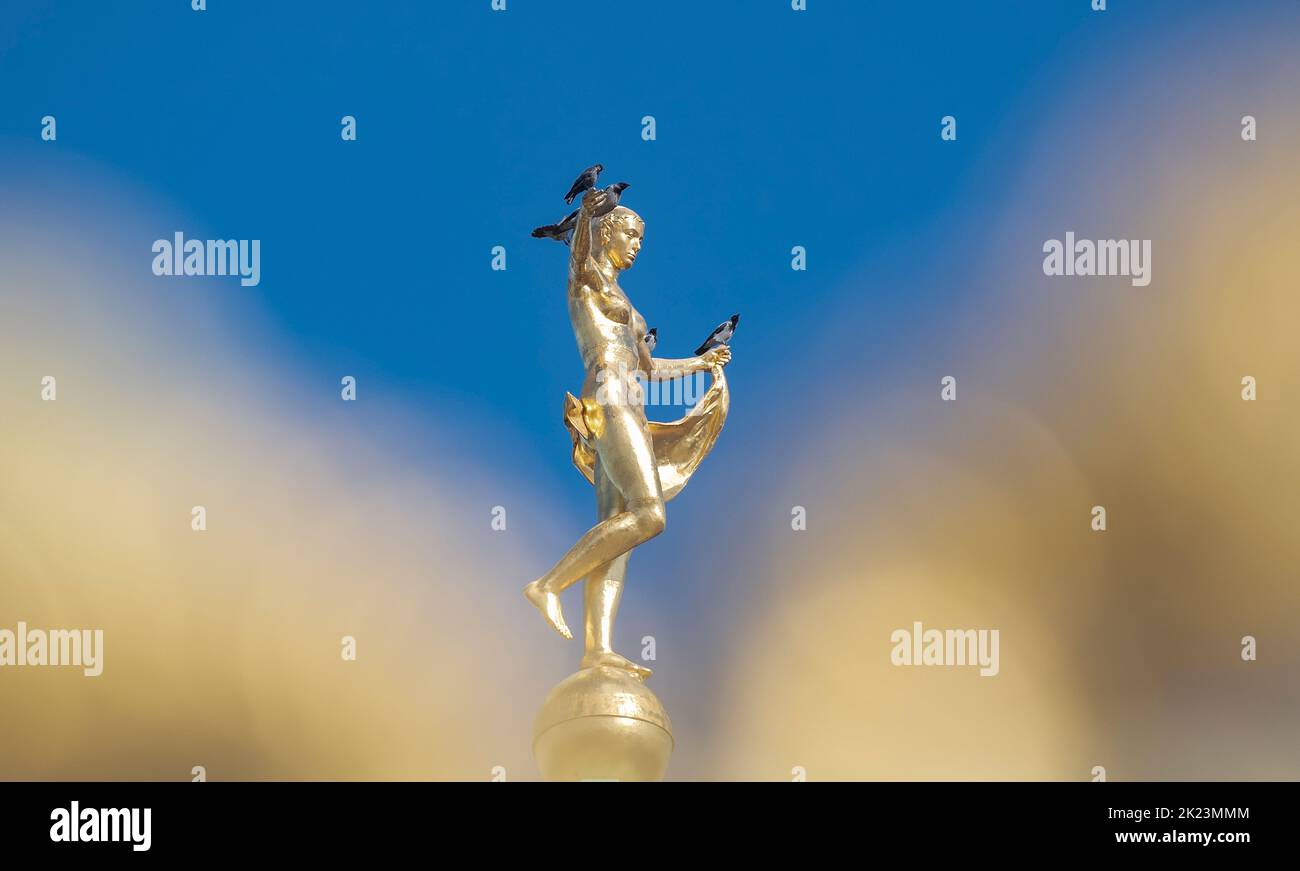 Berlin, Germany. 22nd Sep, 2022. Fortuna, the goddess of luck, on the ...