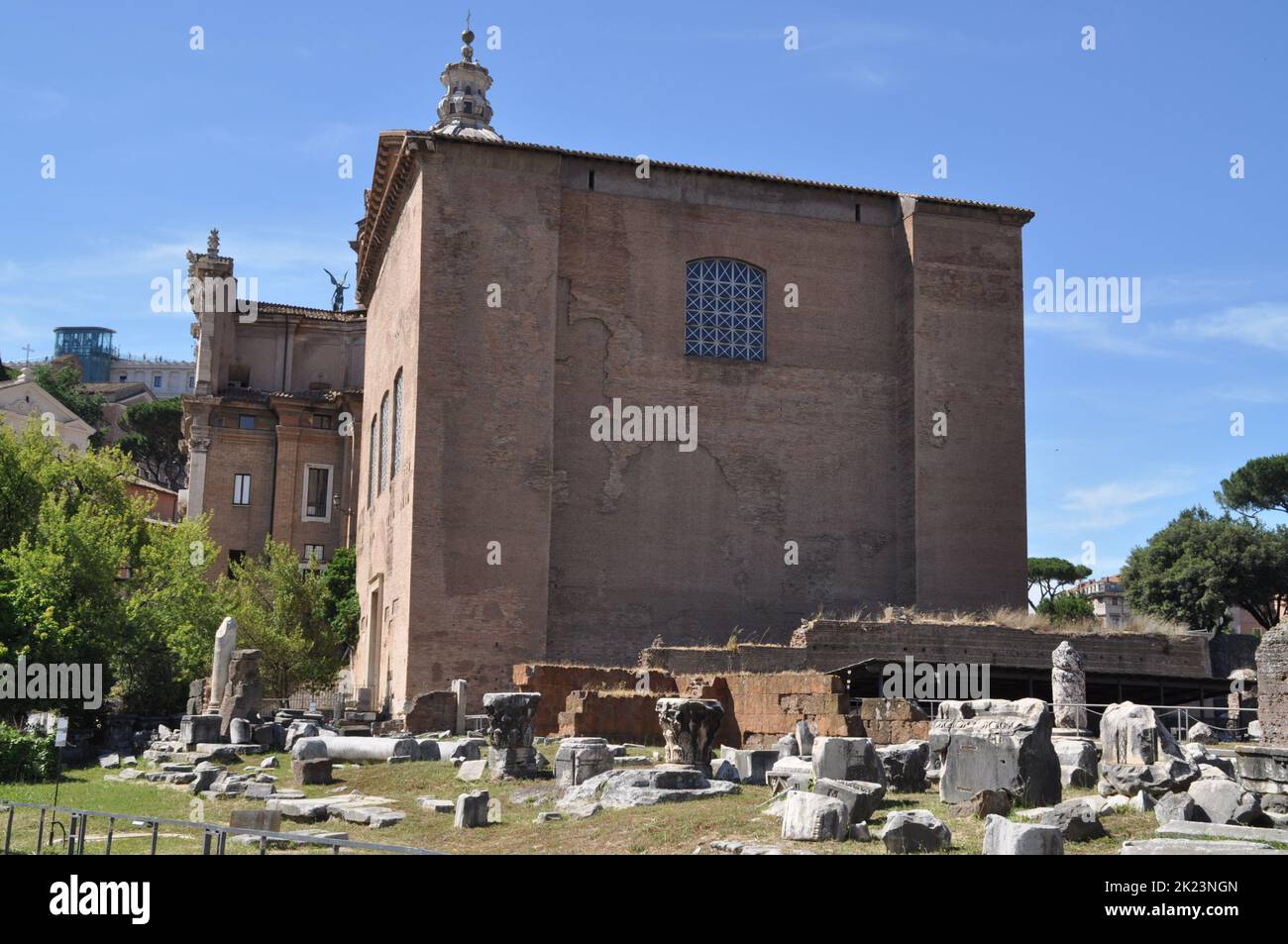 The Curia Julia on the Roman Forum in Rome, Italy Stock Photo - Alamy
