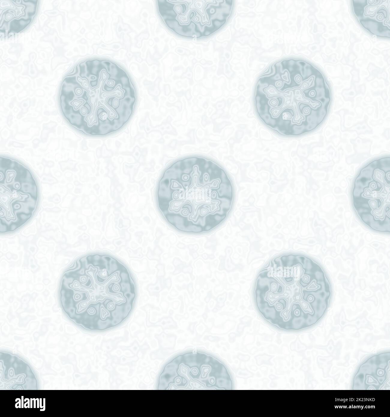Soft ice blue snow flake pattern background. Simple minimal frosty blur ...