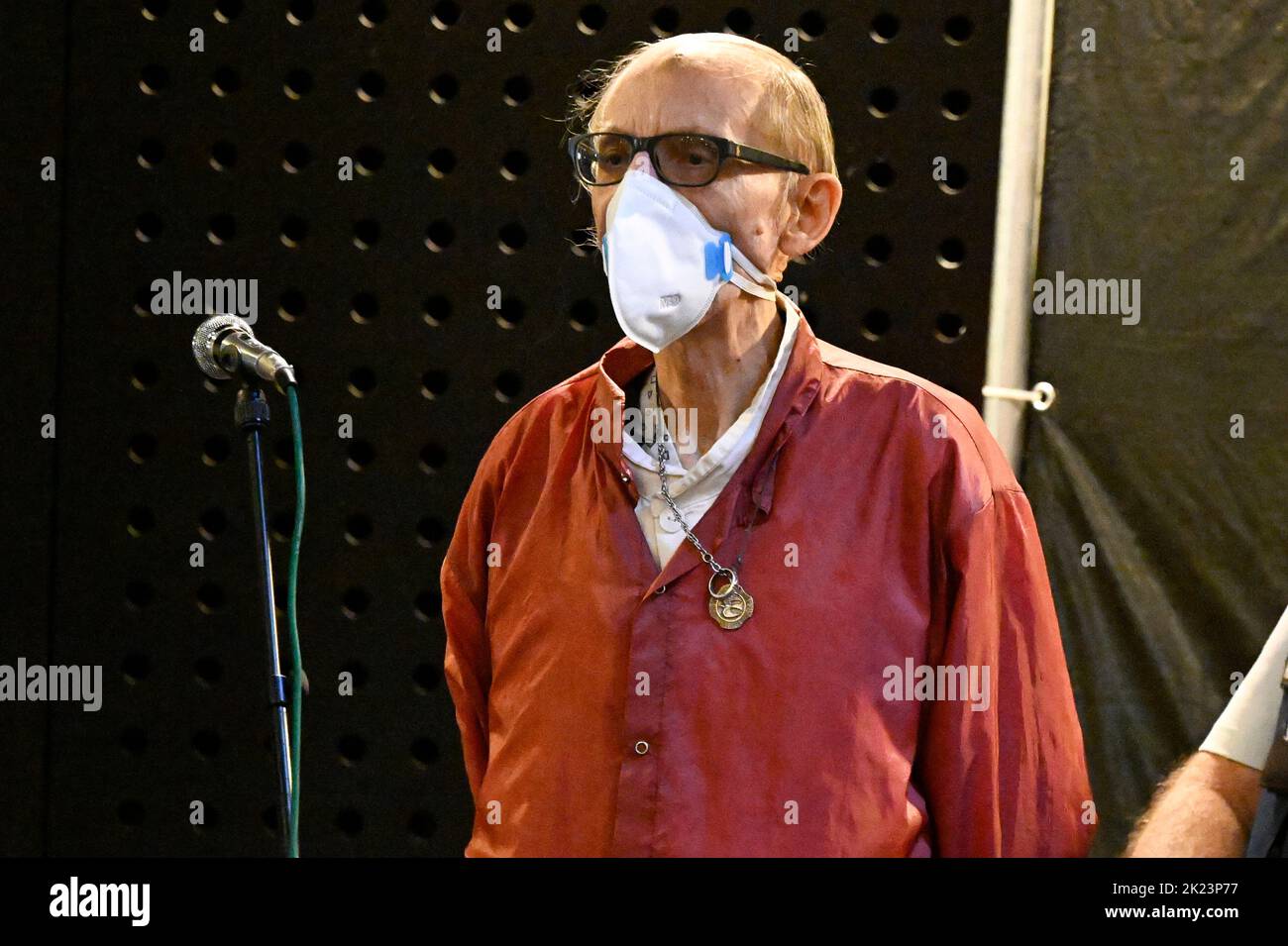 Accused Francis Vandy pictured during the jury constitution session for ...