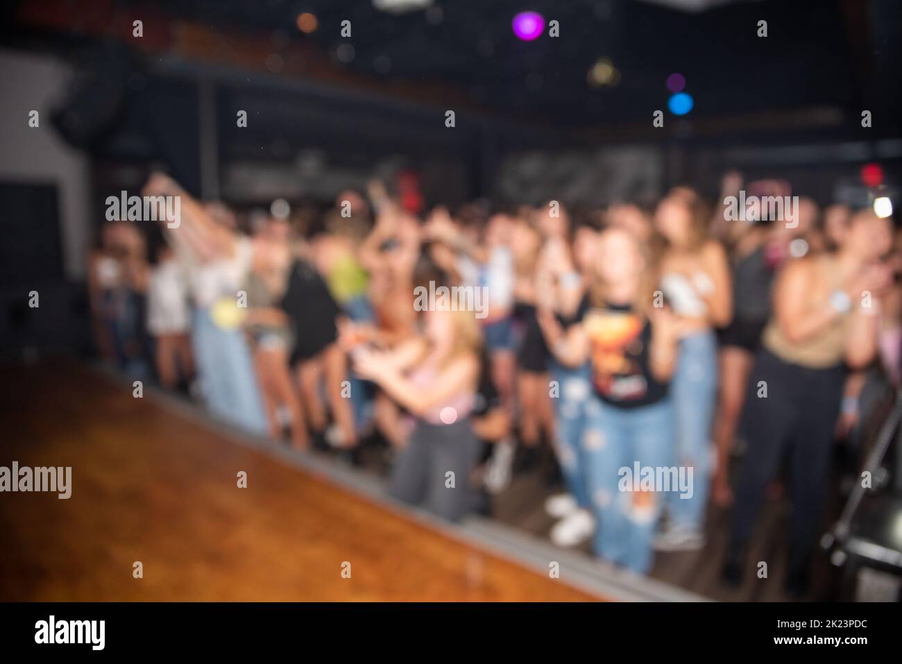 Blur image of a dance party at a club, background image. Party with ...