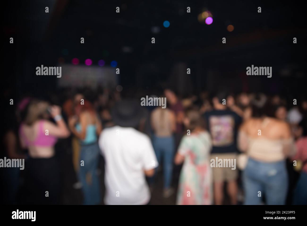 Blur image of a dance party at a club, background image. Party with ...