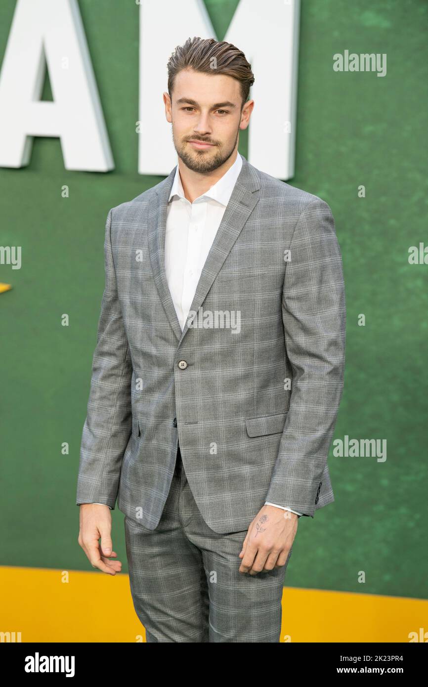 Andrew Le Page attends the "Amsterdam" European Premiere at Odeon Luxe ...