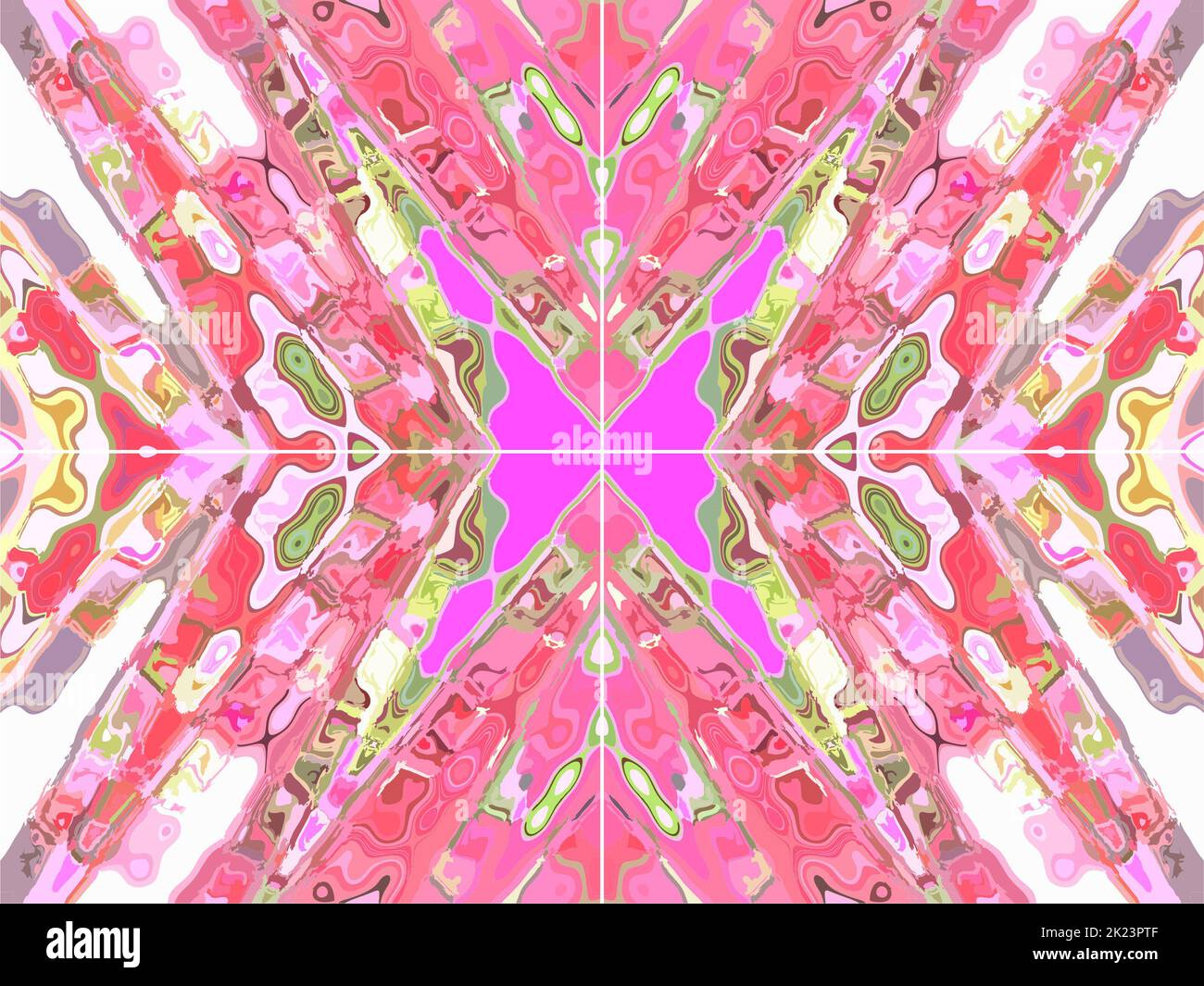 Abstract pink-green background for textiles or interior solutions ...