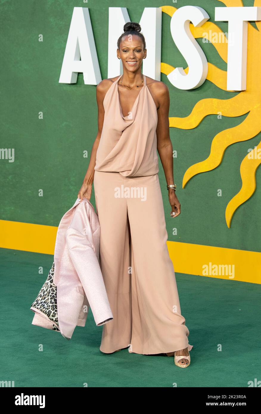 Judi Shekoni attends the "Amsterdam" European Premiere at Odeon Luxe ...