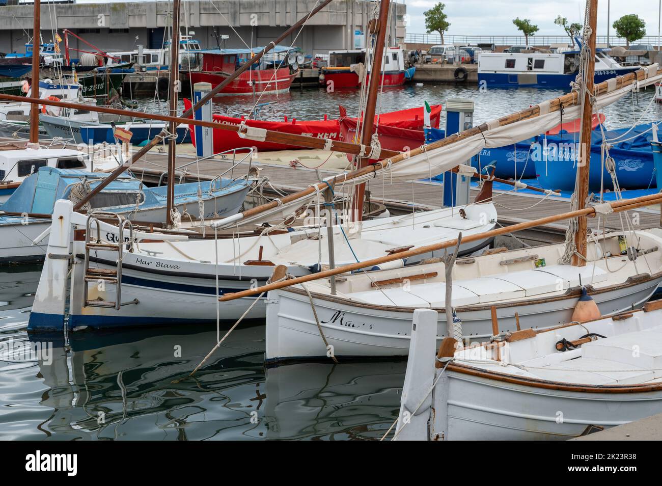 Cambrils, Spain : 2022 September 10 : Boats on the docks of the port of ...
