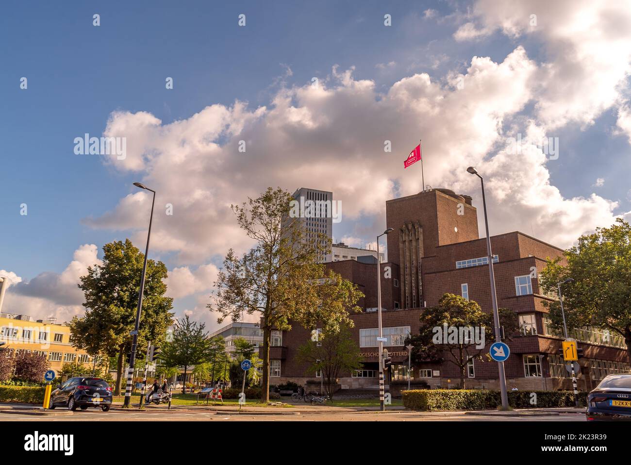 Amsterdam, Nederland - September, 2022: High rise industrial buildings ...