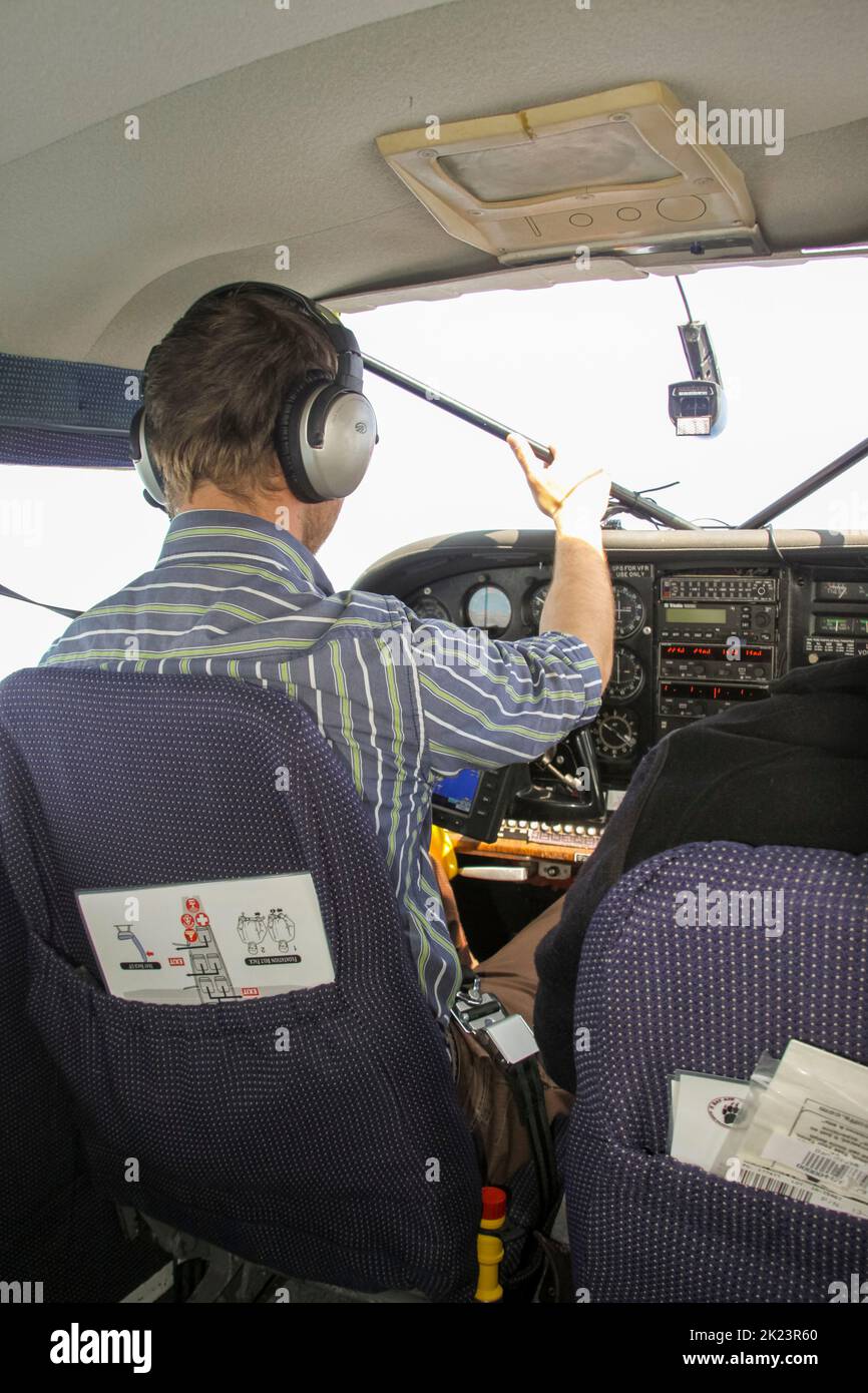 air transport from Katmai National Park to Homer, Alaska Stock Photo ...